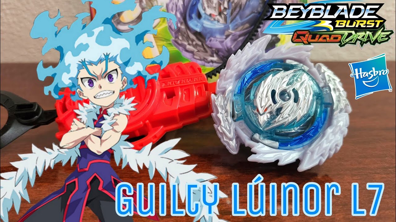 Guilty Lúinor L7 / Unboxing Hasbro / Beyblade Burst QuadDrive - YouTube