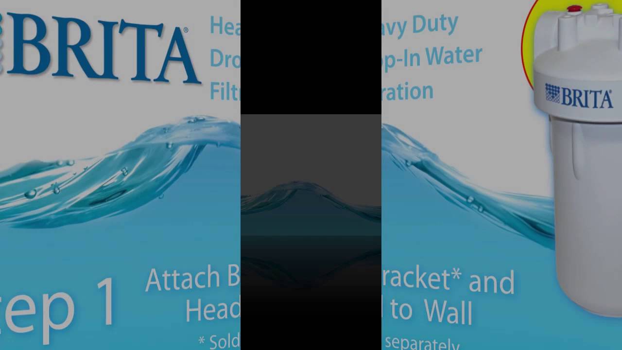 Brita Heavy Duty Drop-In Water Filtration Model WHS 101 Instruction ...