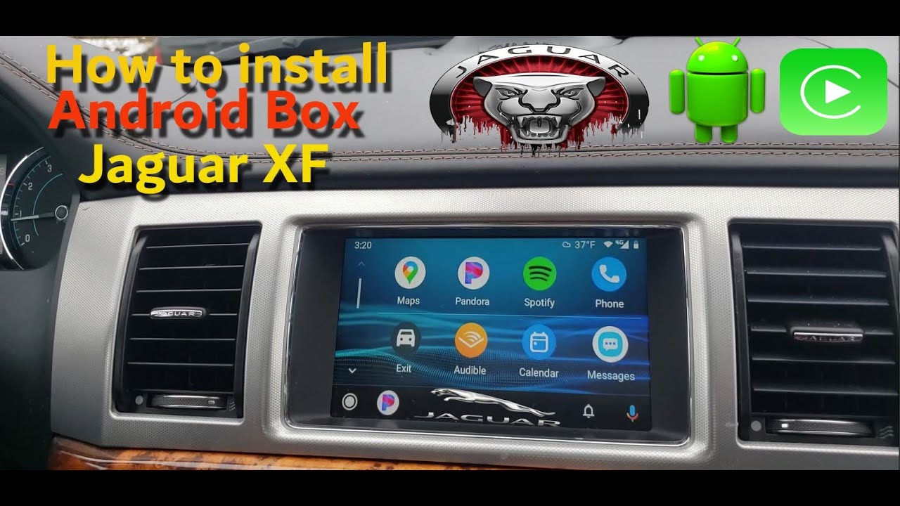 How to Upgrade Your Jaguar XF Screen +Wireless Apple CarPlay & Android ...