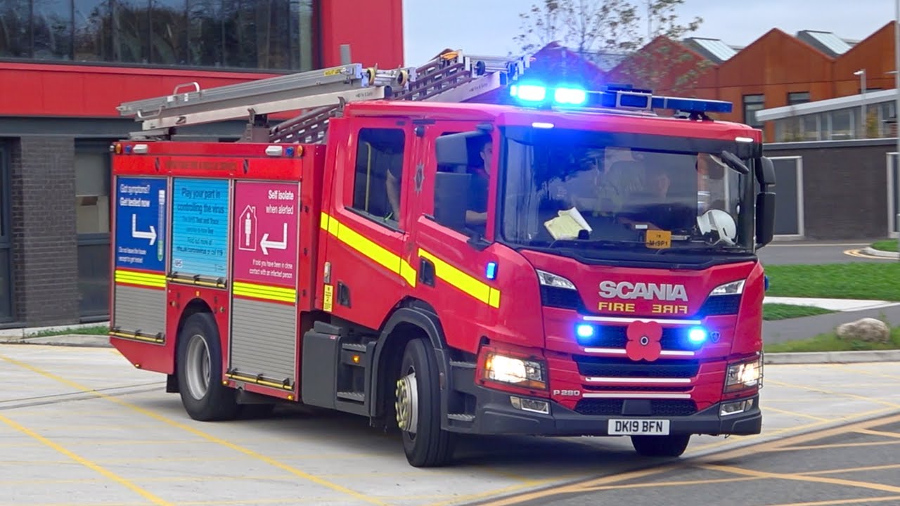 Aintree Scania Water Ladder Turnout | Merseyside Fire & Rescue Service ...