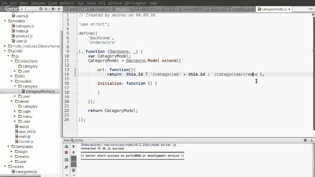 Backbone Modelsviewsrouting Youtube