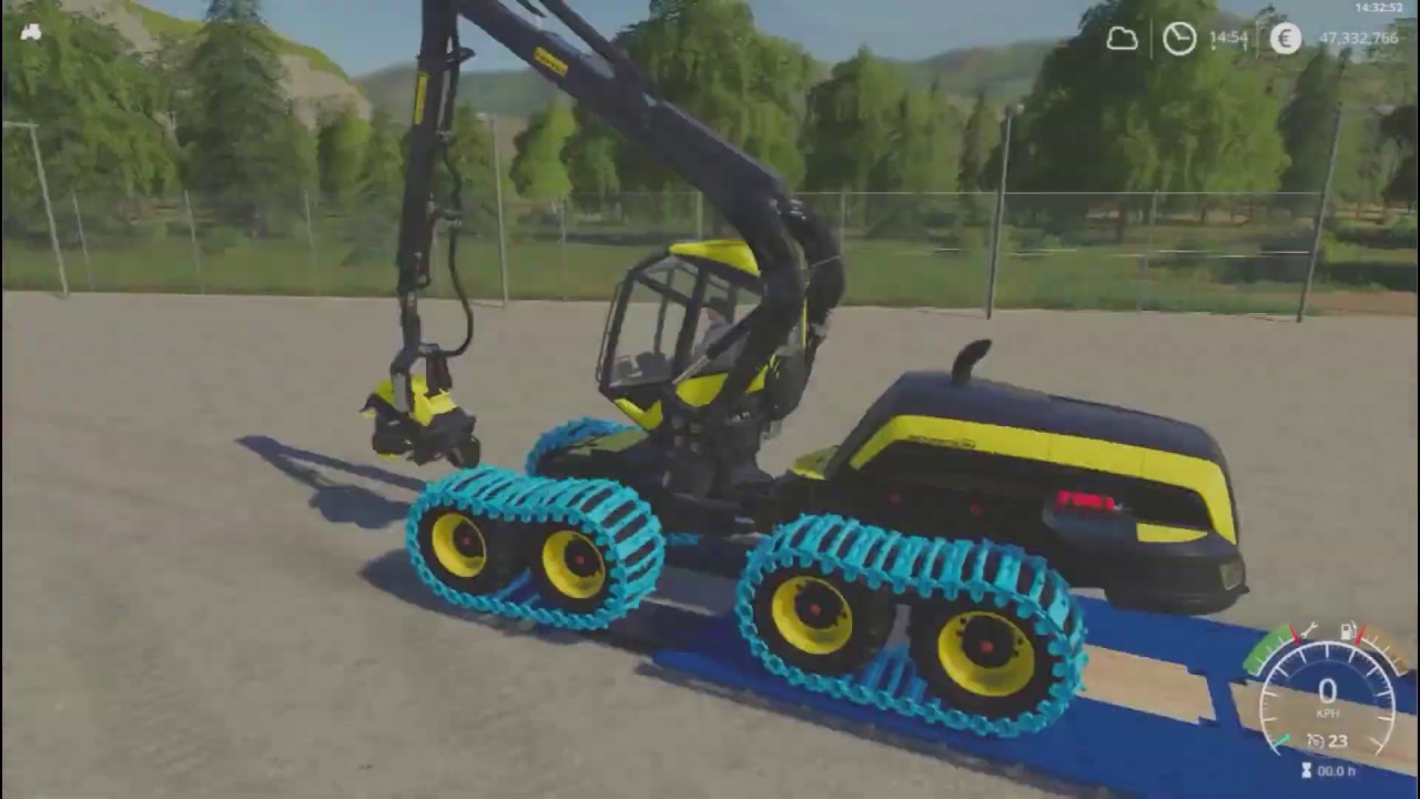 FS19 Ponsse Scorpion Harvesting in hard conditions - YouTube