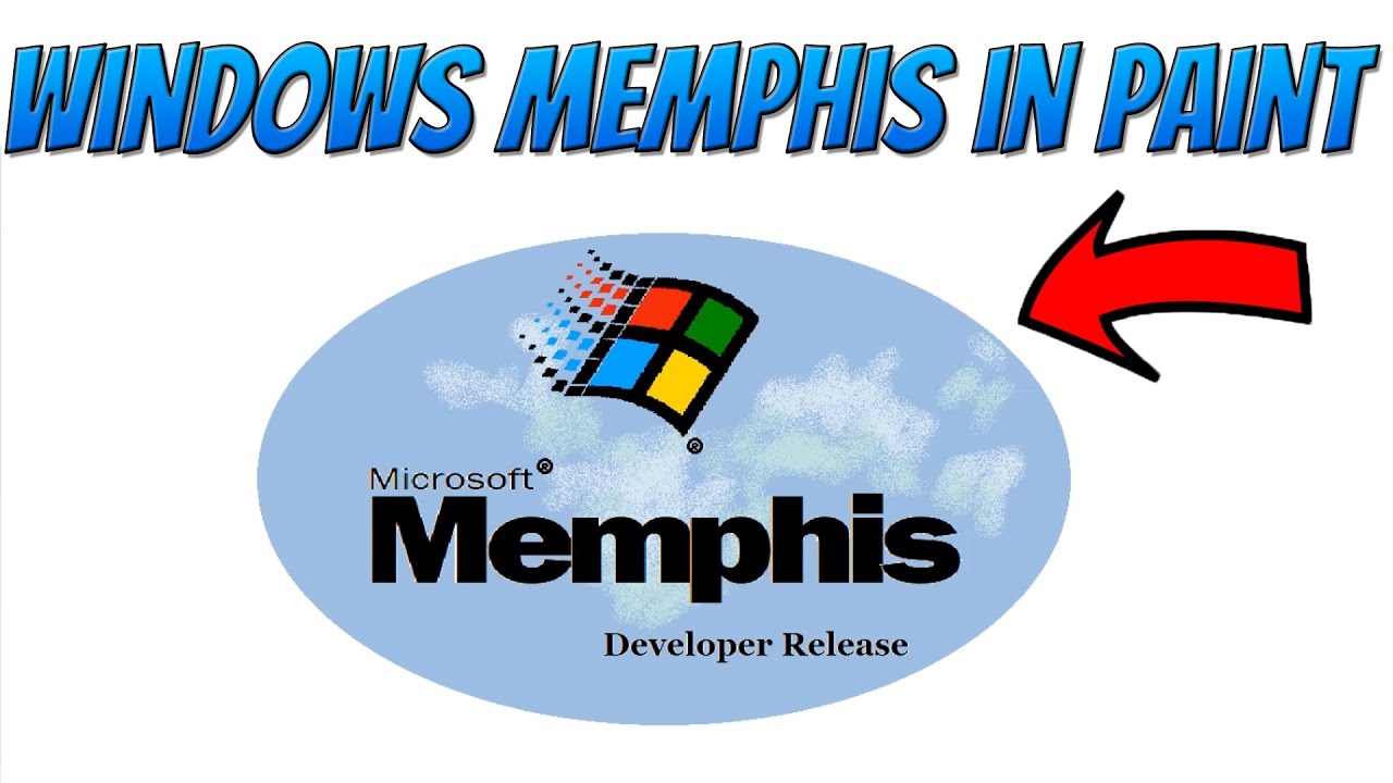 How to Draw Windows 2000, Memphis, Neptune In MS Paint (Tutorial ...
