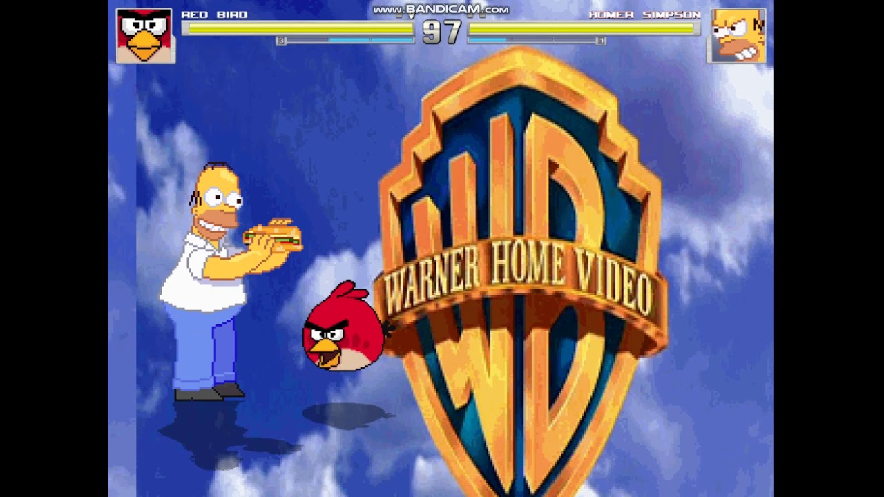 MUGEN Matches #9 - Red vs. Homer - YouTube