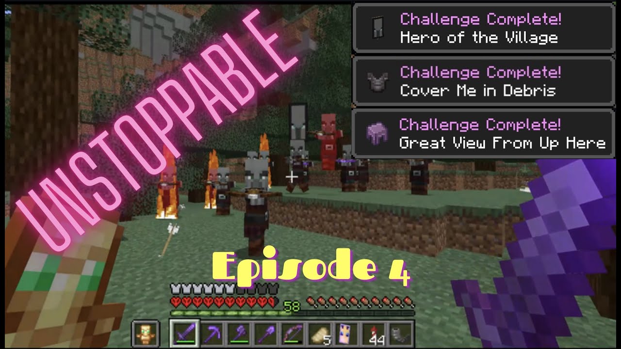 I became INVINCIBLE in hardcore minecraft (part 2 S2 E4) - YouTube