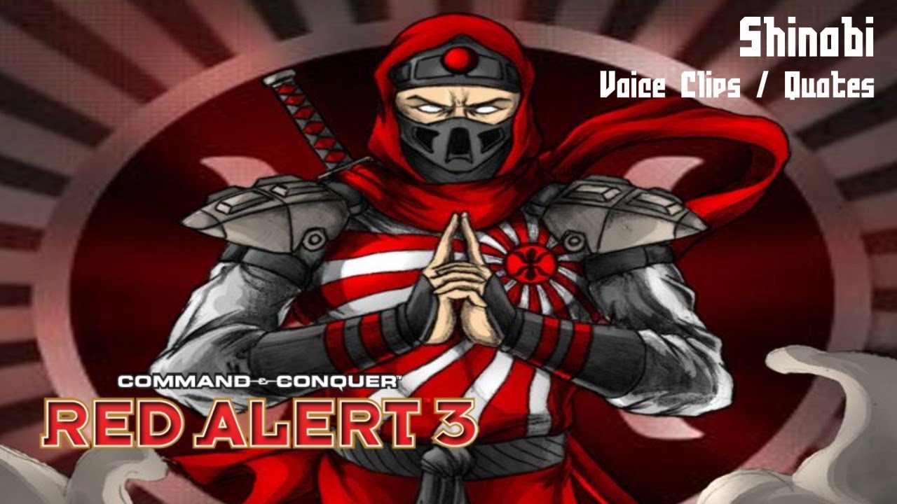 C&C Red Alert 3 - Shinobi Voice Clips - YouTube