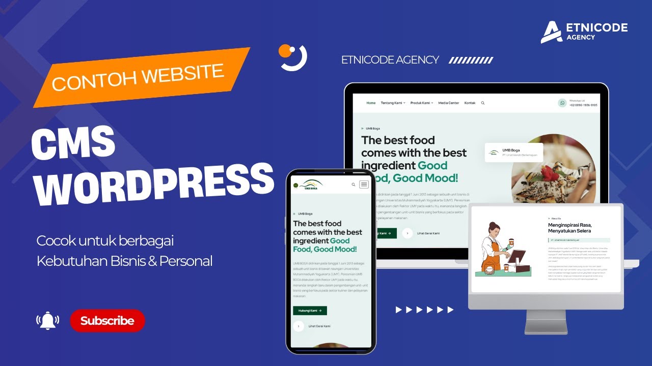 CONTOH WEBSITE CMS WORDPRESS BISNIS, BEGINI CARA CEK MUDAHNYA! - YouTube