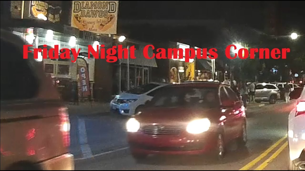 9-23-2022 Friday Night Tour Norman Oklahoma OU University Campus Corner ...