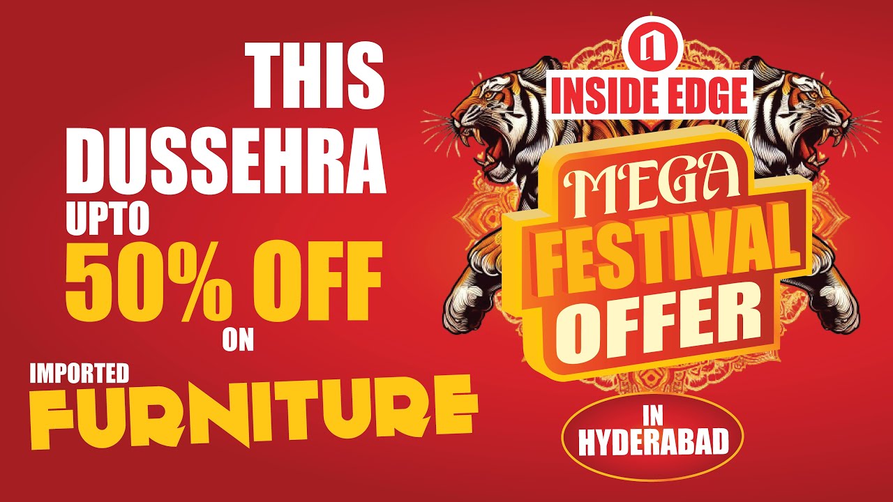 Mega Festival Offer | Upto 50% Off on Imported Furniture | 15th - 24th ...