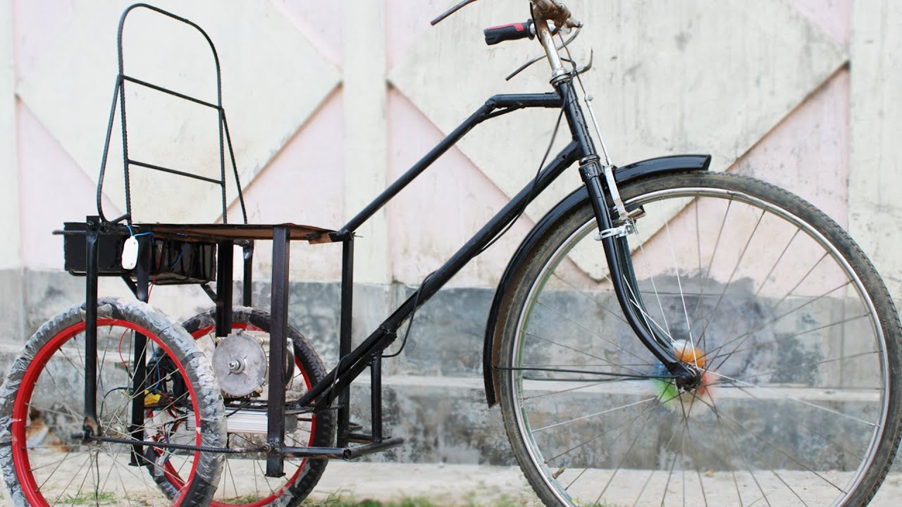 how to make electric rickshaw at your home - YouTube