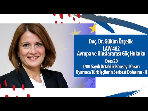 Ortaklık Konseyi Kararı Uyarınca Türk İşçilerin Serbest Dolaşımı - II\