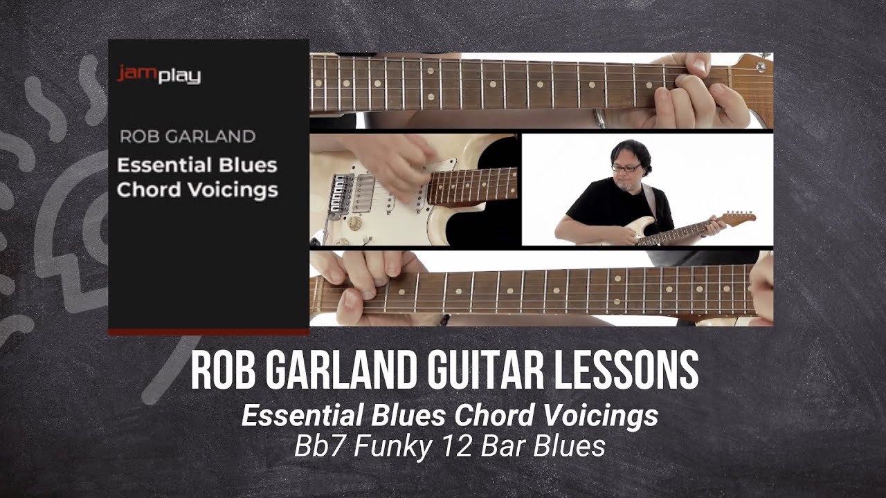 🎸 Rob Garland Guitar Lesson - Bb7 Funky 12 Bar Blues - JamPlay ...