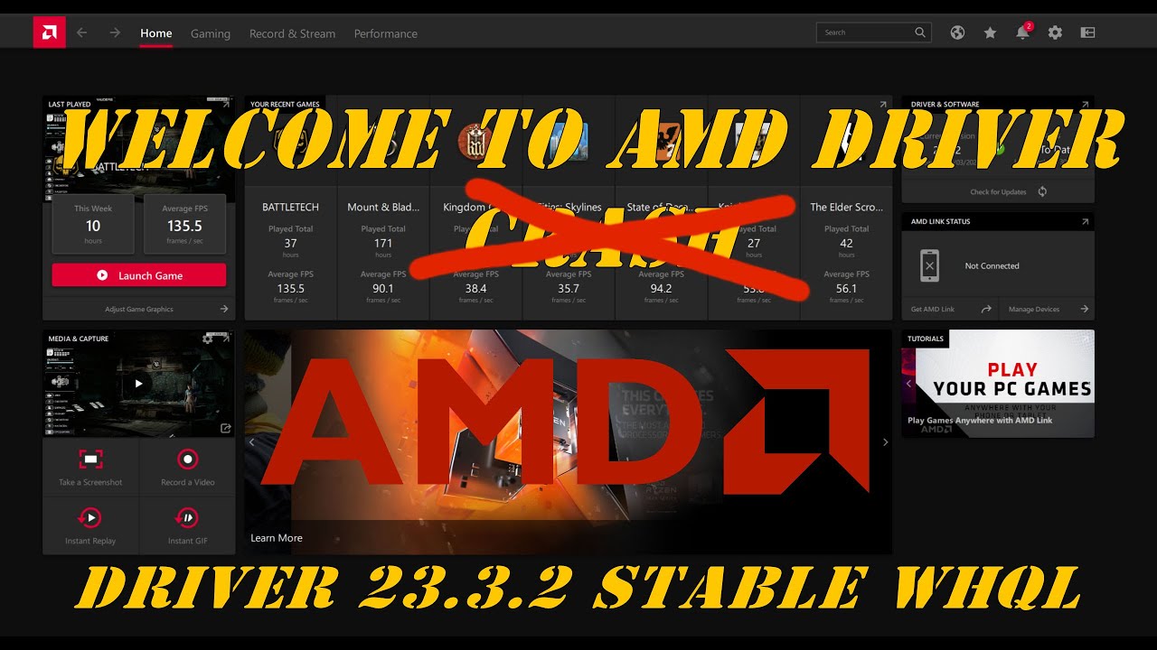 Amd Driver Crash 23.3.2: Erm No Crash! - YouTube