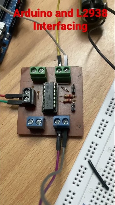 Arduino with L293D module #arduino #motordriver - YouTube