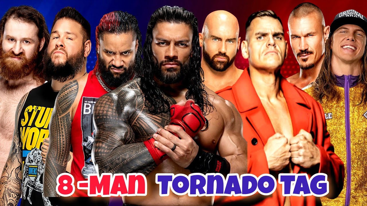 WWE 2k23 | 8-Man Tag Team Match | WWE MAIN EVENT - YouTube