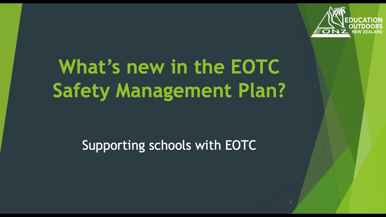 What's new in the EOTC Safety Management Plan? - YouTube