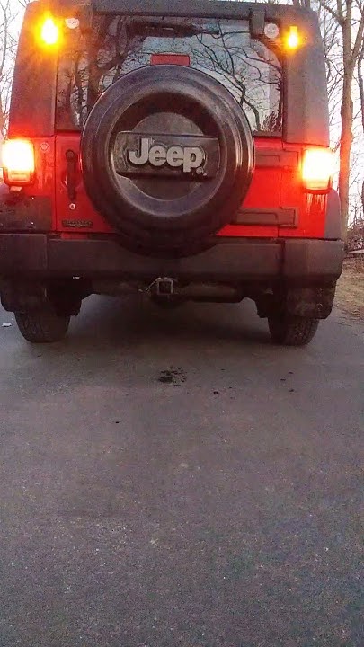 Custom LED flashers on Jeep part 2 - YouTube
