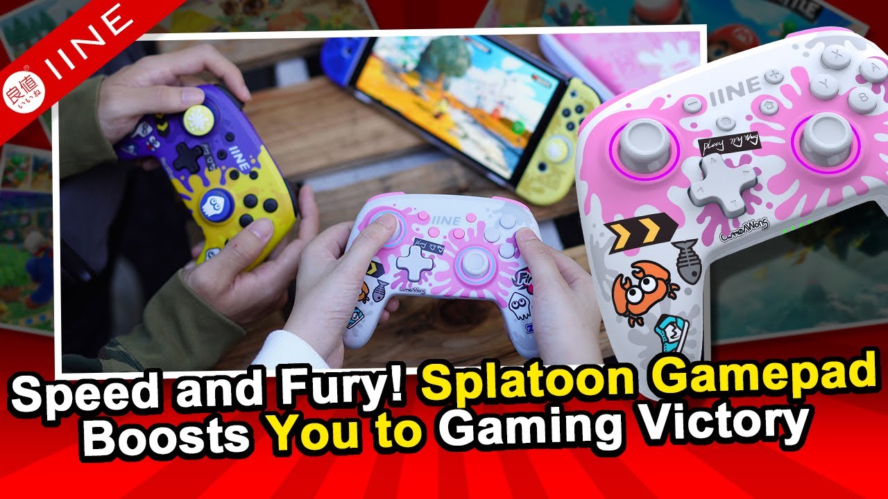 Speed and Fury! Splatoon Gamepad Boosts You to Gaming Victory - YouTube