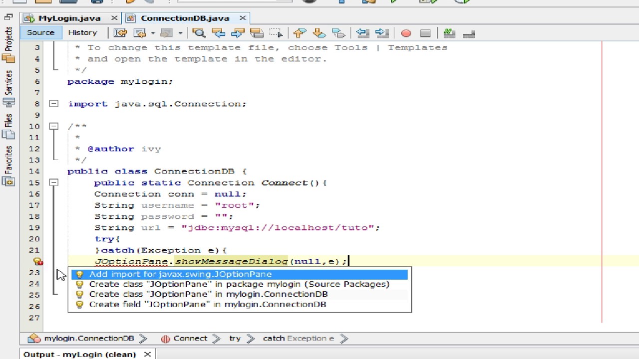 Tip01 How To Connect To An Mysql Database Via Java Netbeans English 3151