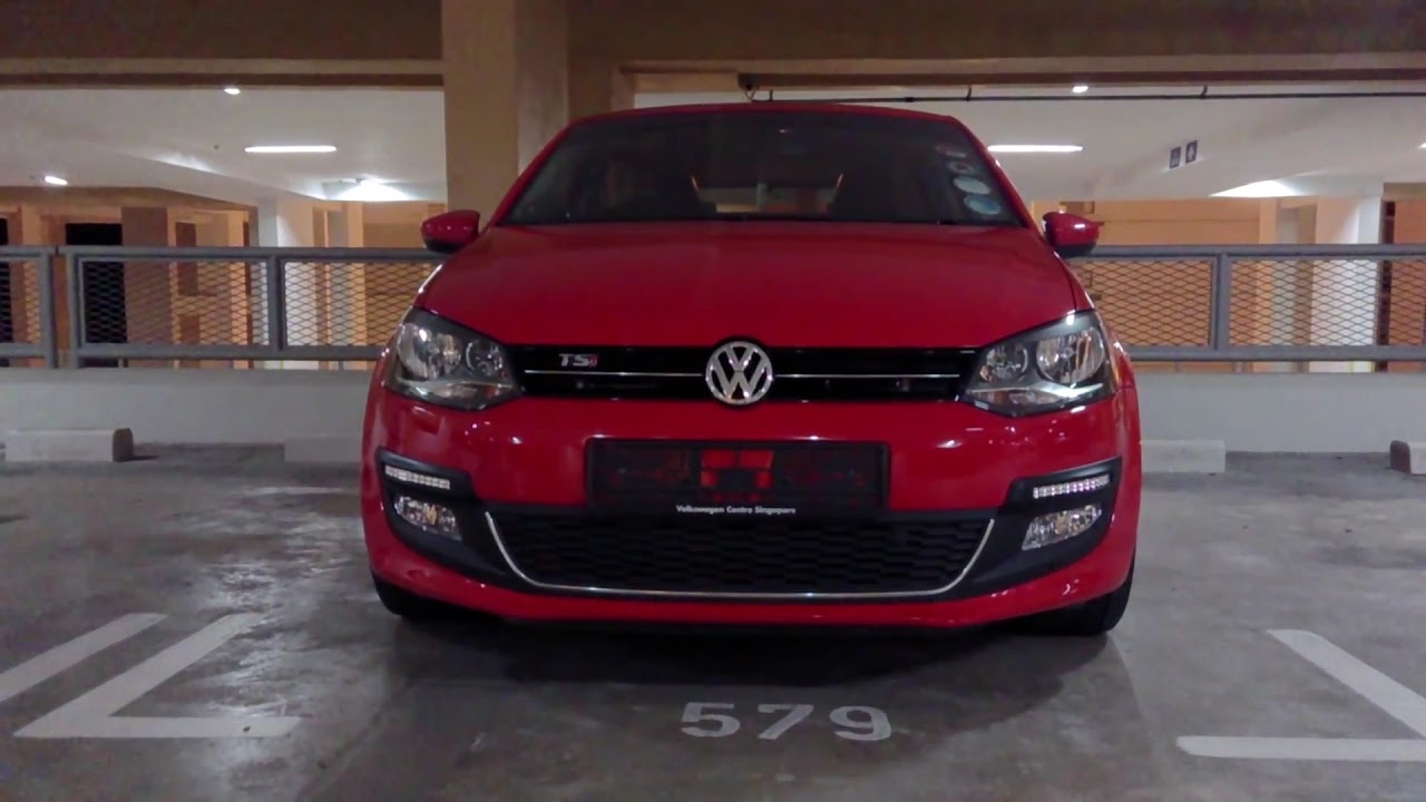 VW Polo 6R DRLs operation - YouTube