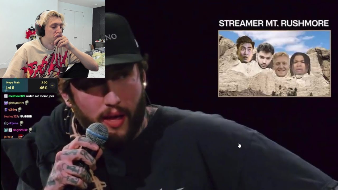 xQc Speechless Reacting to FaZe Banks Sharing his Mount Rushmore of ...