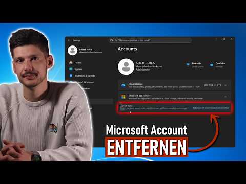Anleitung: Microsoft Konto entfernen in Windows 11