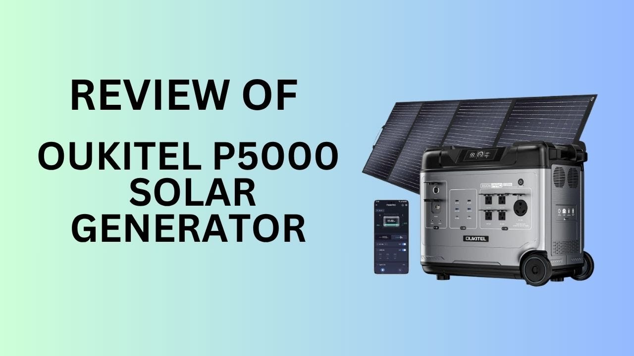 OUKITEL P5000 Pro 3600W Solar Generator - YouTube