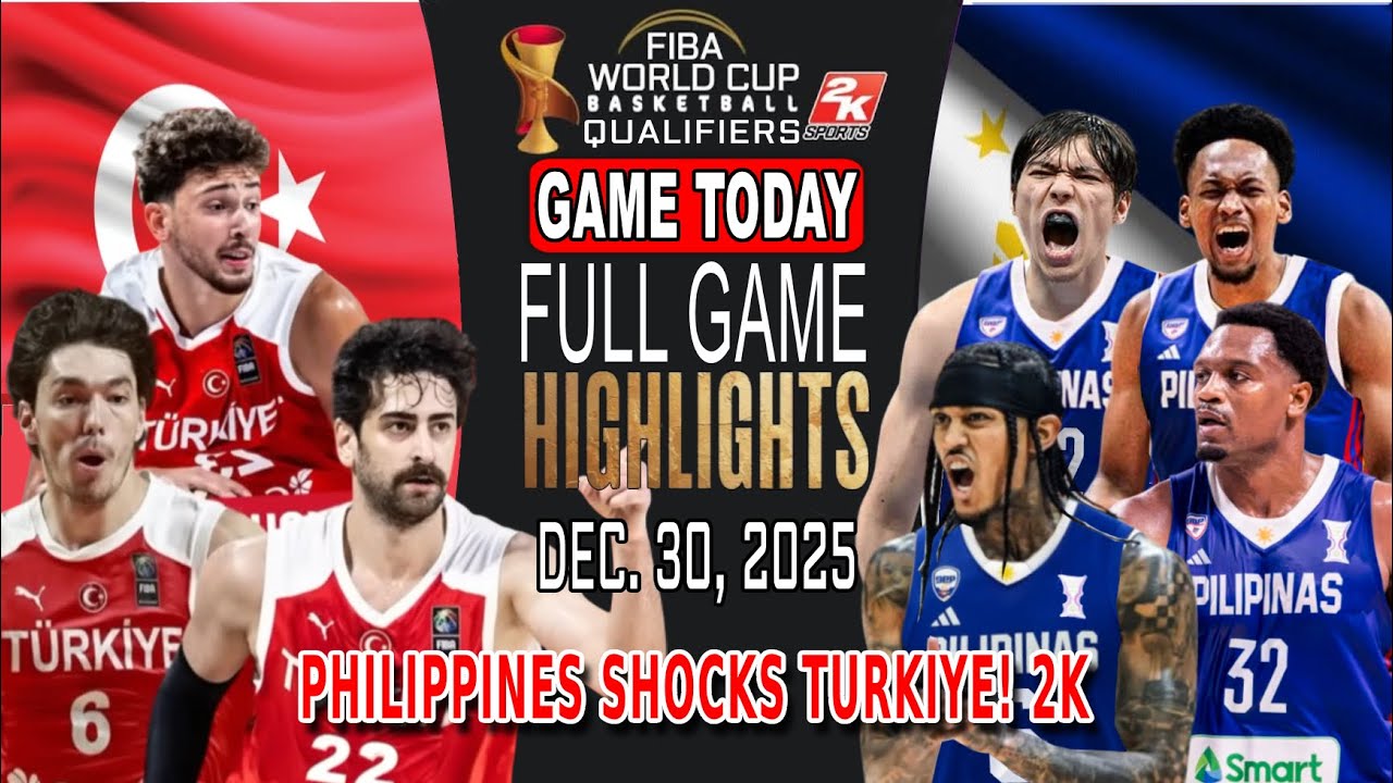 GILAS PILIPINAS vs TURKEY GAME TODAY December 30, 2025 - Philippines ...