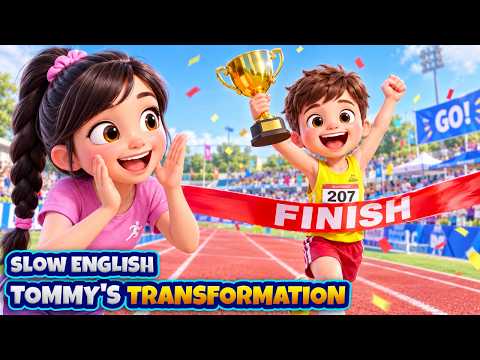 Tommy Couldn’t Finish the Race… Then He Came Back a Month Later! 😱🏆 | Slow English (A2)