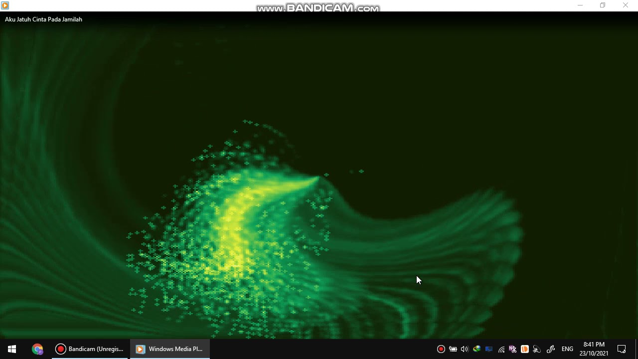 windows media player of visualization battery - event horizon - YouTube