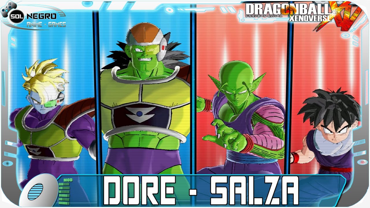 Dore and Salza: Cooler Squad | Dragon Ball Xenoverse MOD - YouTube