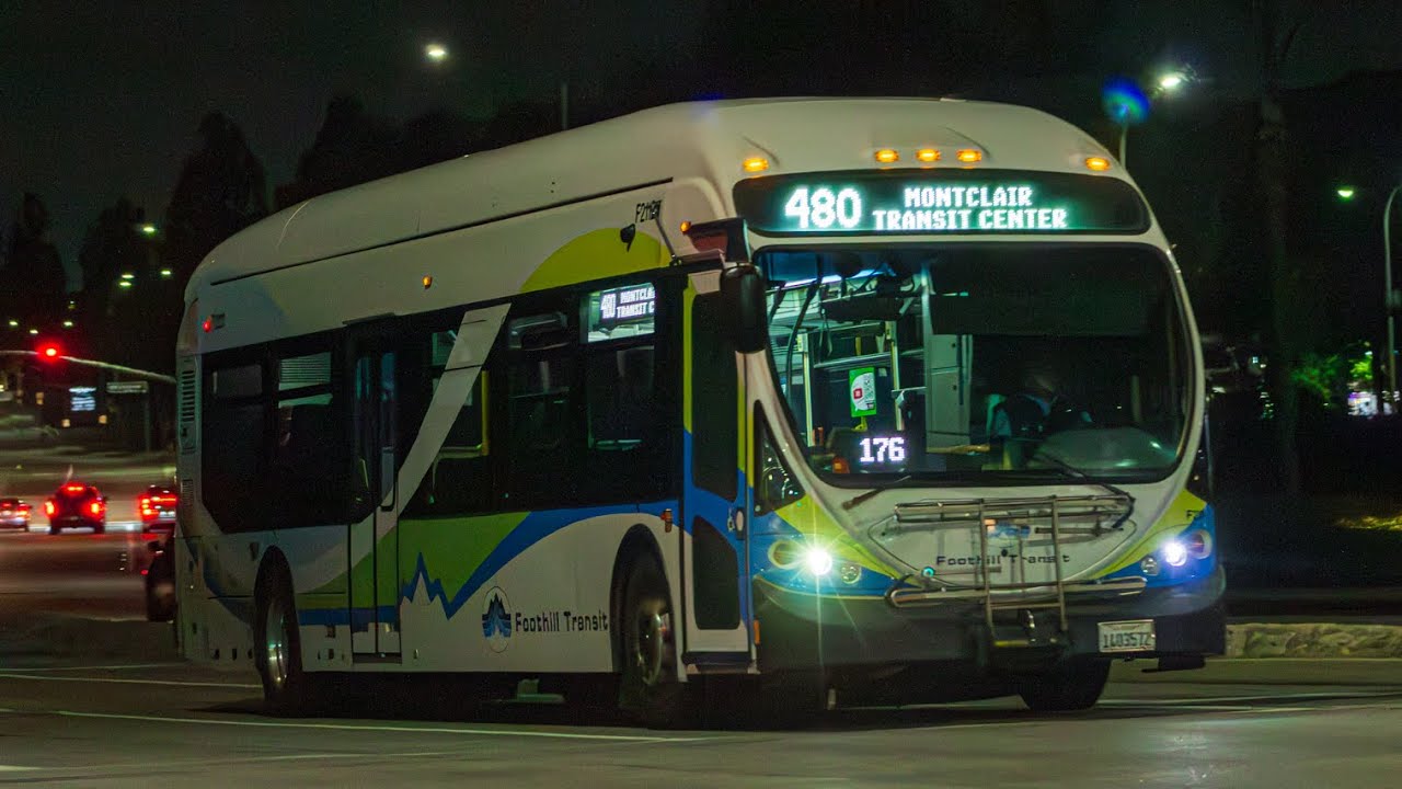Foothill Transit #2118 480 Montclair Transit Center - YouTube