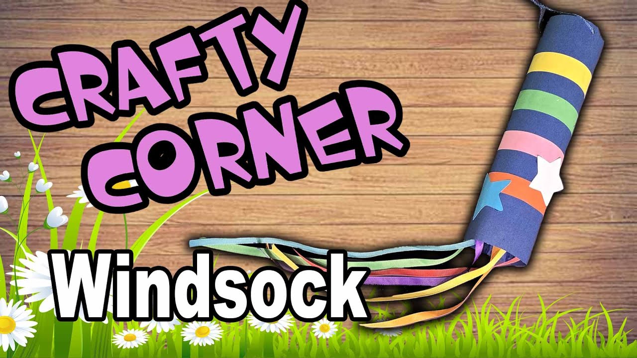Crafty Corner - Windsock - YouTube