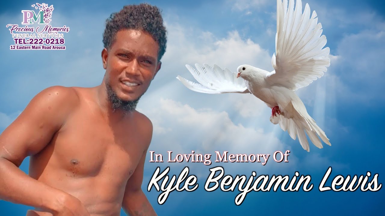 Kyle Benjamin Lewis Funeral Service - YouTube