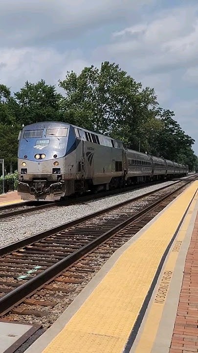 Amtrak Carolinian #79 Bypassing Ashland, VA With a Horn Salute from P42DC #172 #shorts #fyp ...