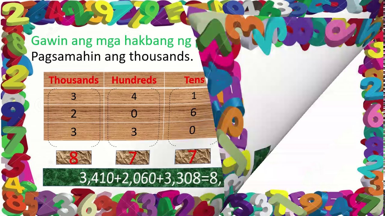 Pagsasama-sama ng Bilang na may 3-4 na Digit na Walang Regrouping - YouTube