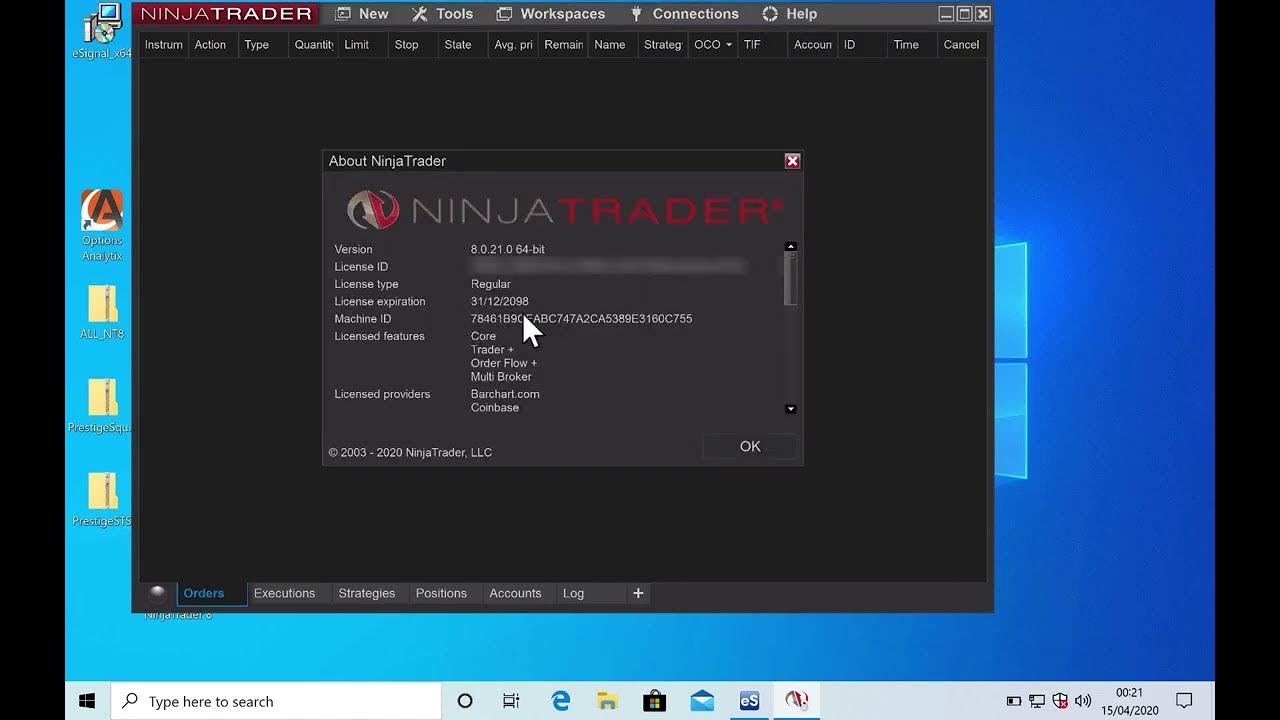 How To Find Your NinjaTrader 8 Machine ID - YouTube