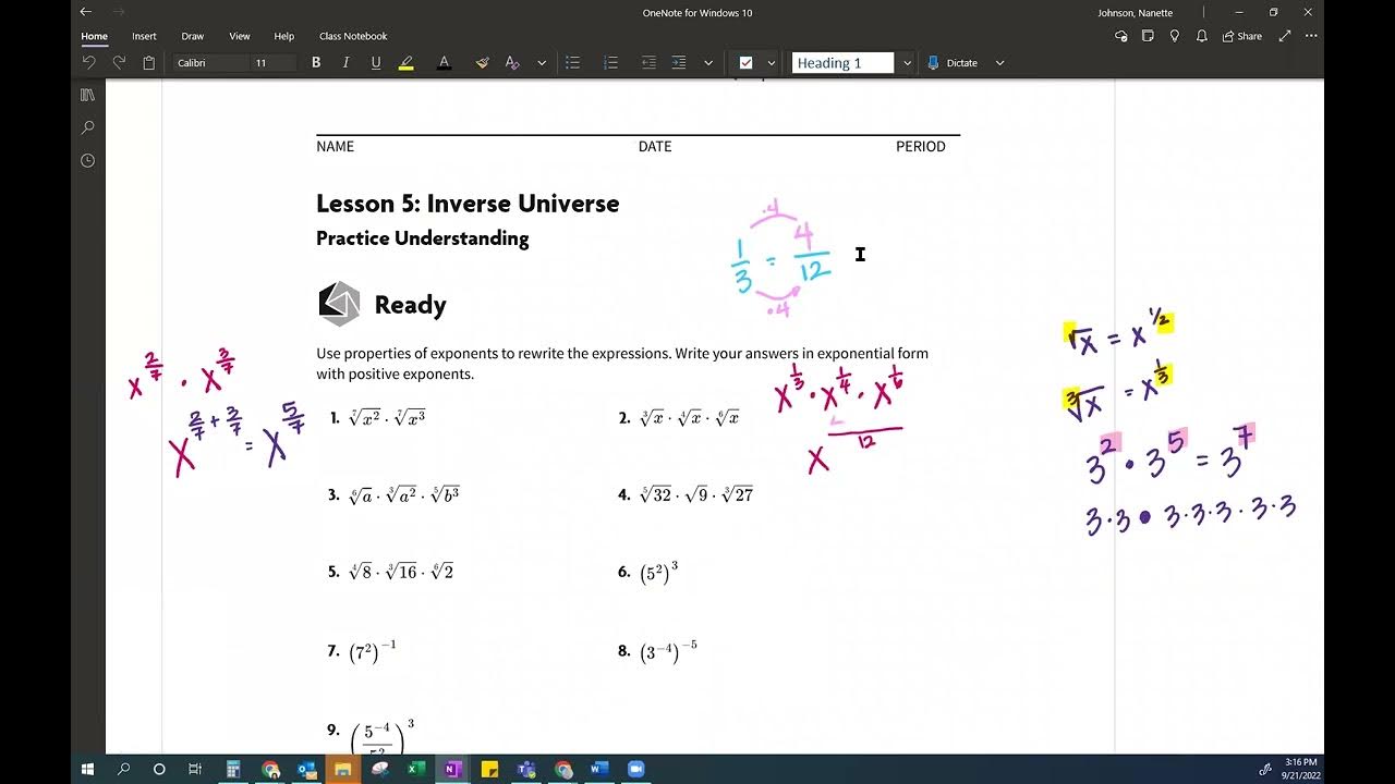Exponent Rules Review with Square Roots - YouTube