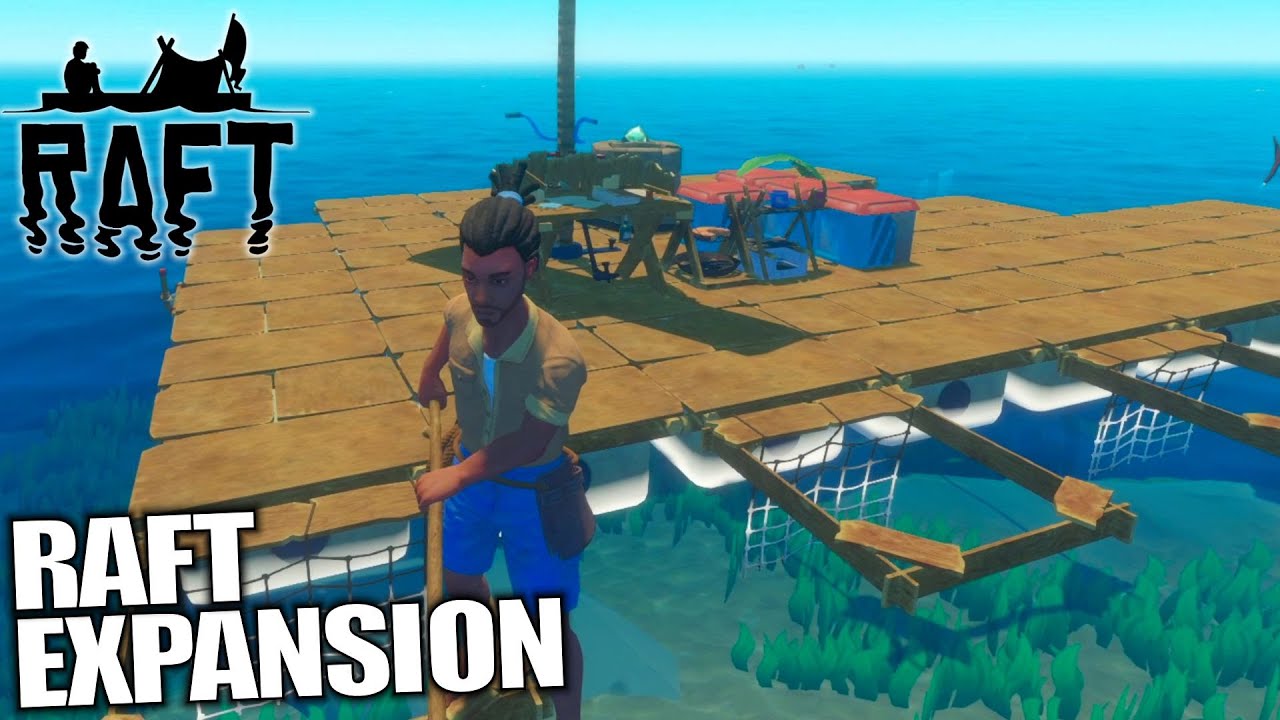 Raft Expansion & Furnace | Raft | Let's Play Gameplay E02 - YouTube