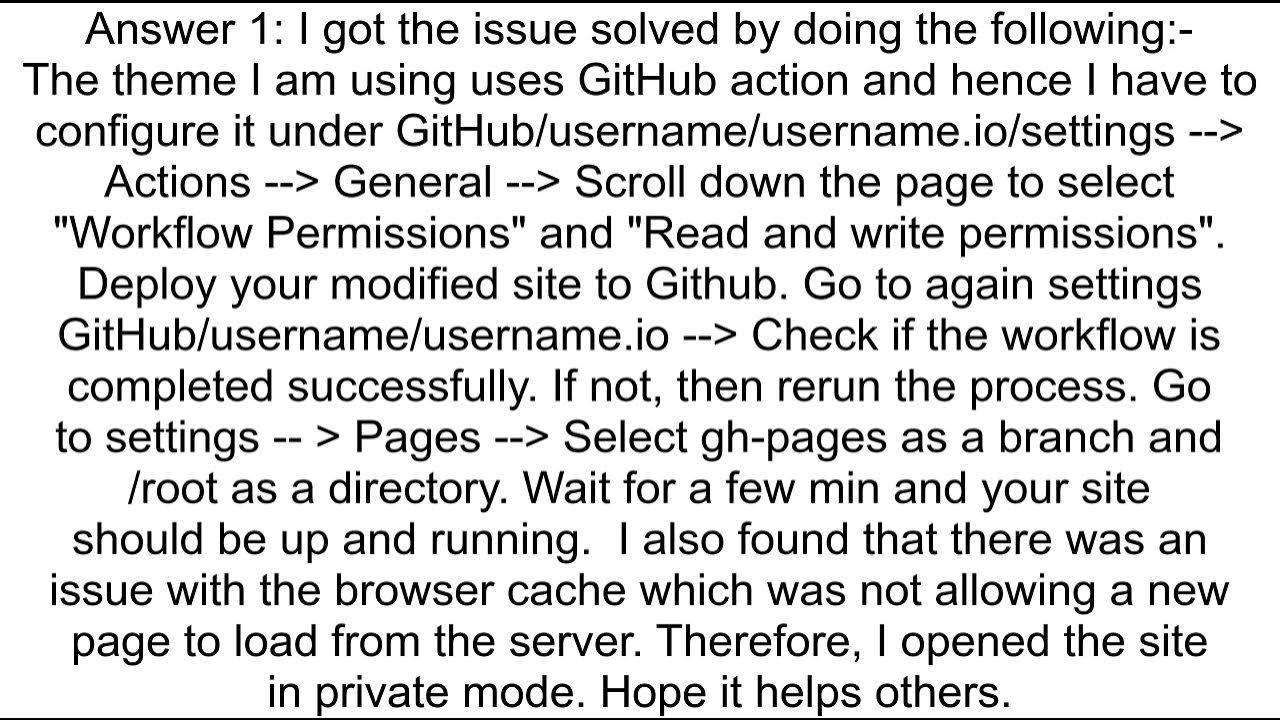 Jekyll deployed in github shows raw text of index html file - YouTube