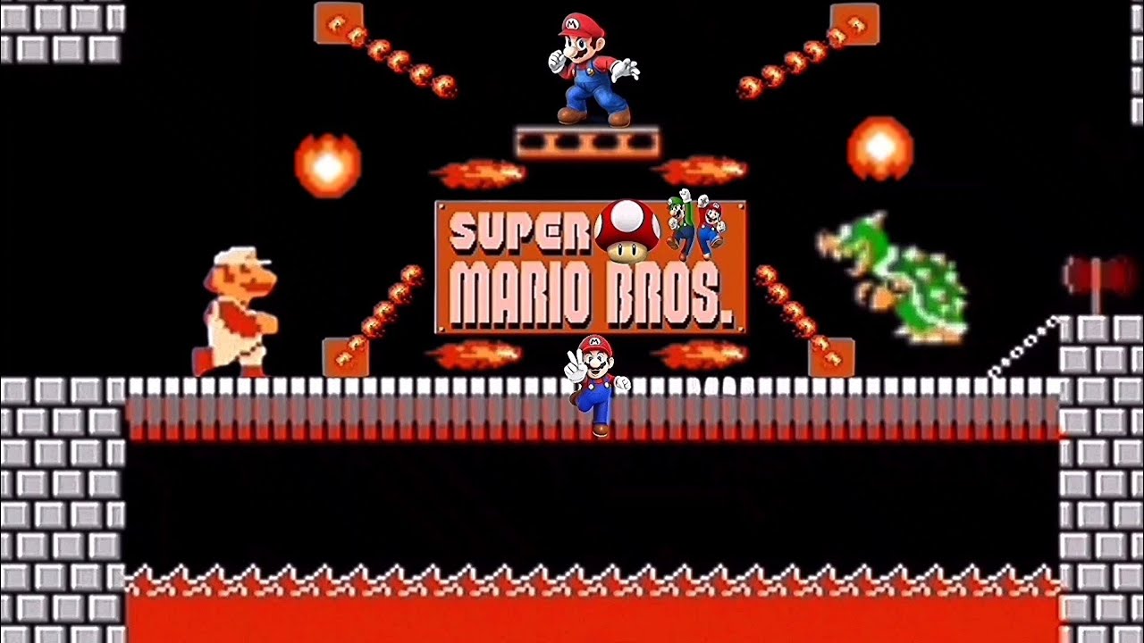 NES Super Mario Bros. World 2-4 (No Voice) #supermario #mario - YouTube