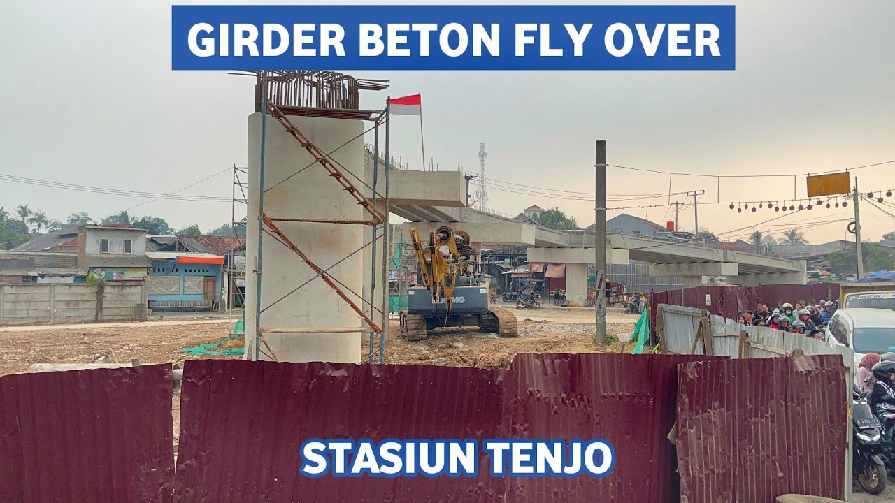 Update Pembangunan Fly Over Stasiun Tenjo (22-9-2024) - YouTube