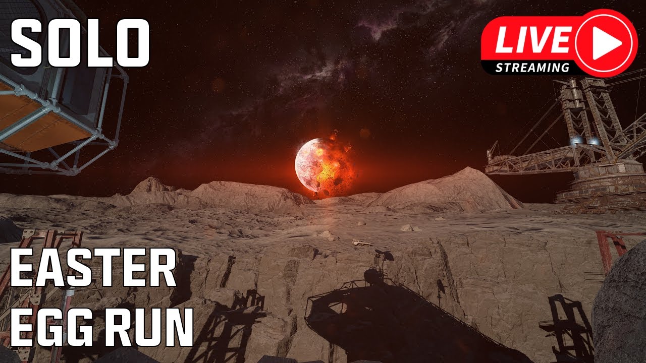 LIVE🔴BO3 ZOMBIES MOON MAP SOLO!! PS5!! - YouTube