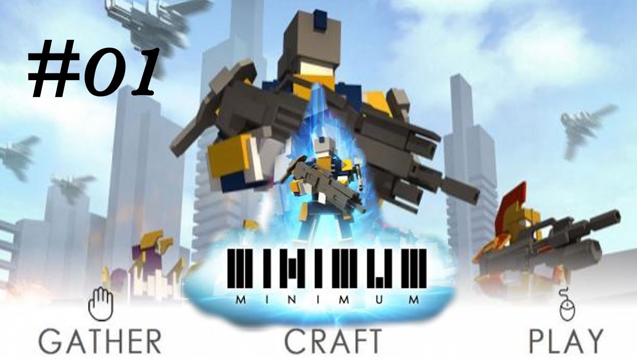 Minimum #01 | Minecraft Shooter? | Let's Play Minimum - YouTube