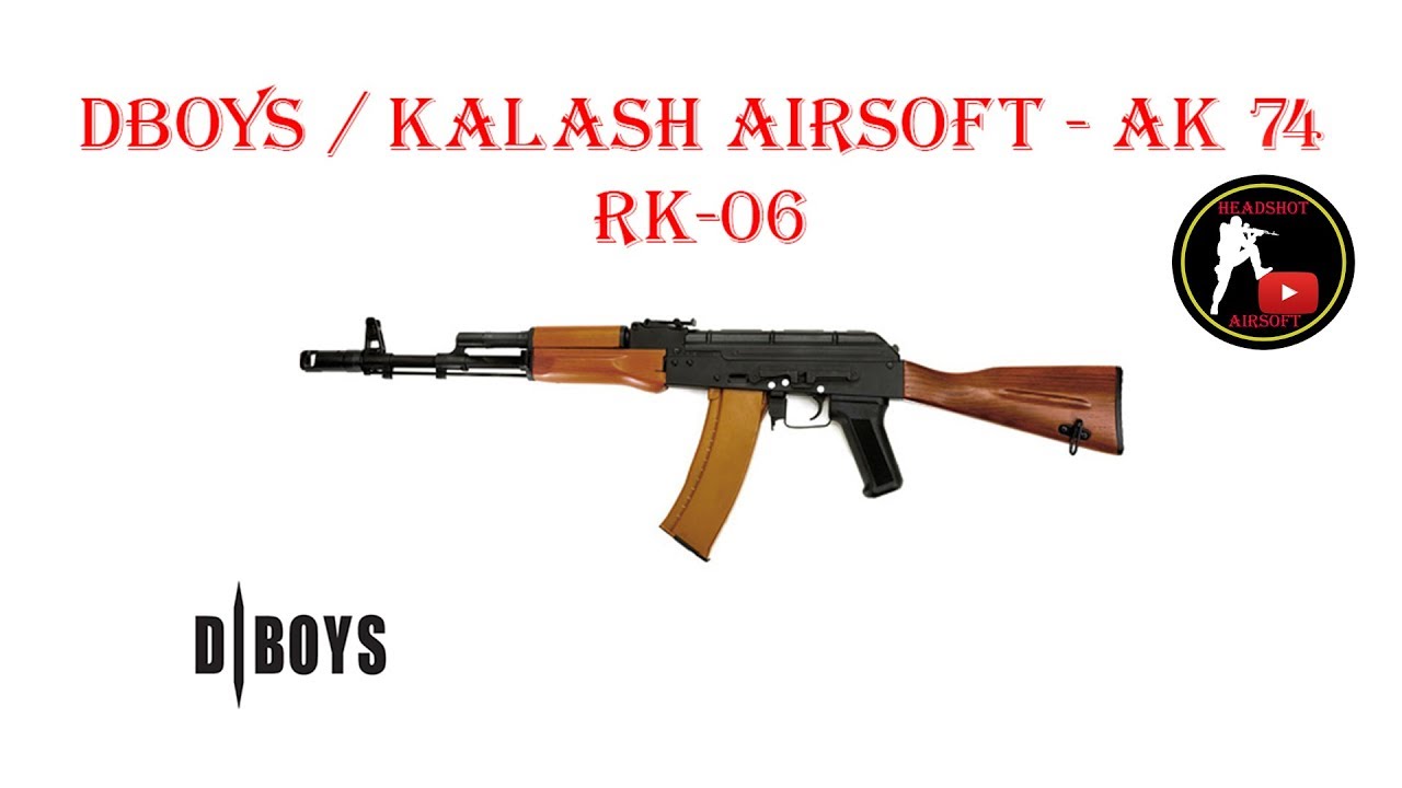[ОБЗОР] DBOYS / KALASH AIRSOFT - AK-74 RK-06 AEG airsoft (страйкбол ...
