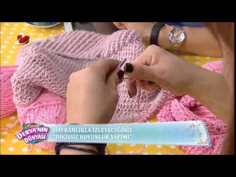 Dikişsiz BOYUNLUK yapımı - Derya Baykal - Deryanın Dünyası-19.11.2014