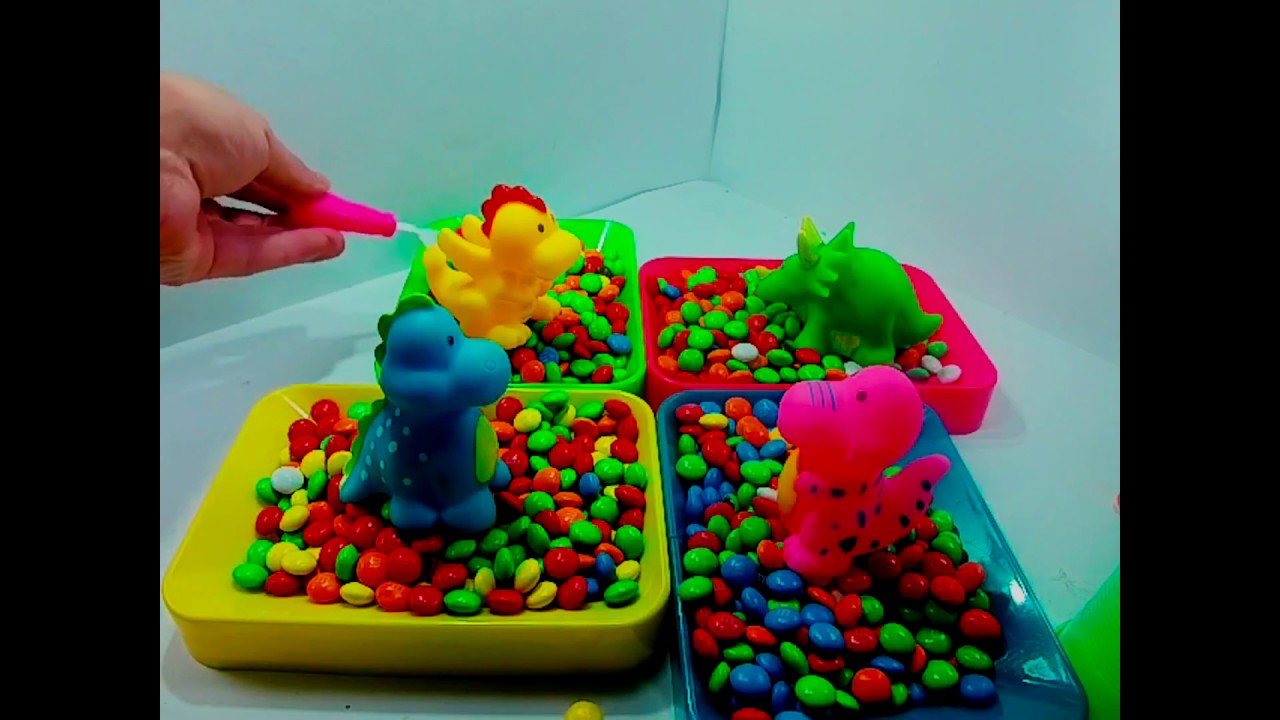 learning colors with m&m colors for clever kids - YouTube