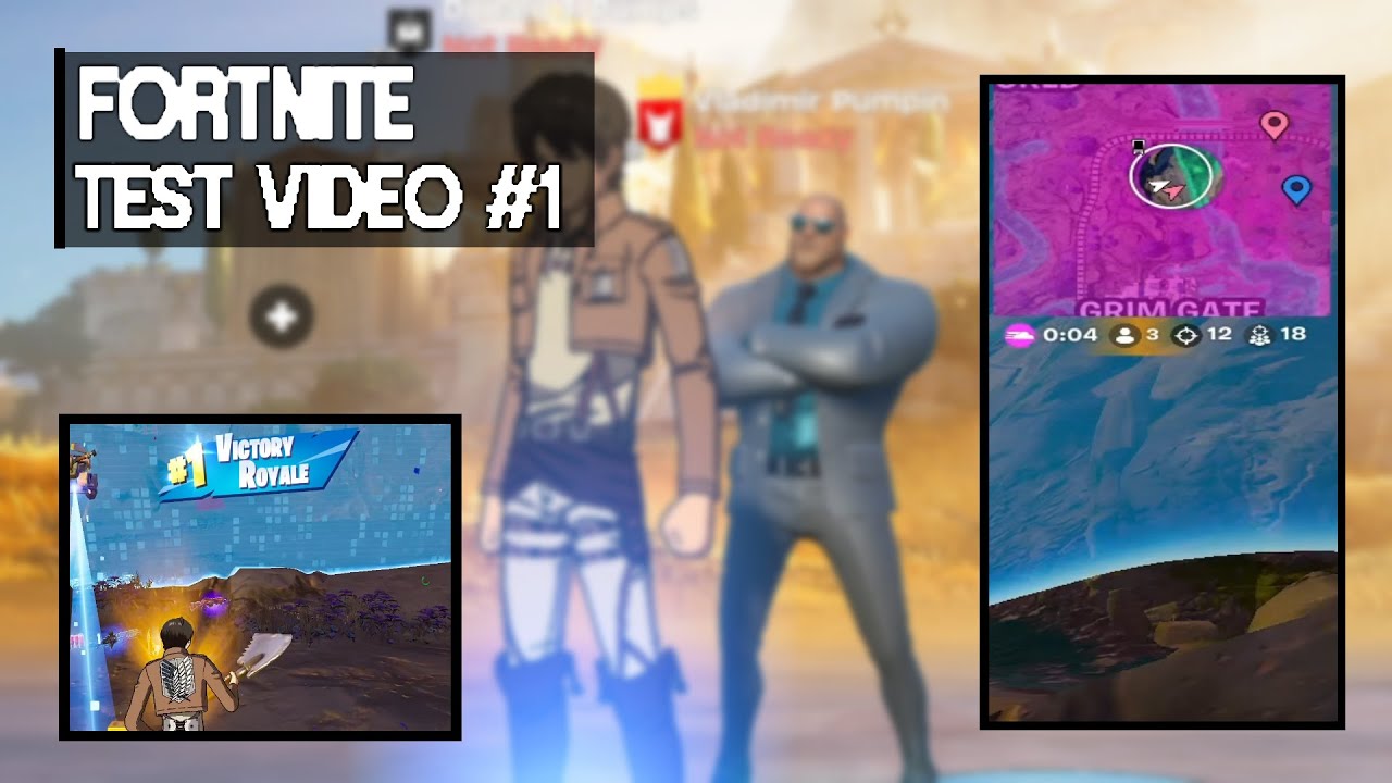 [FORTNITE] - Test Video #1 - YouTube