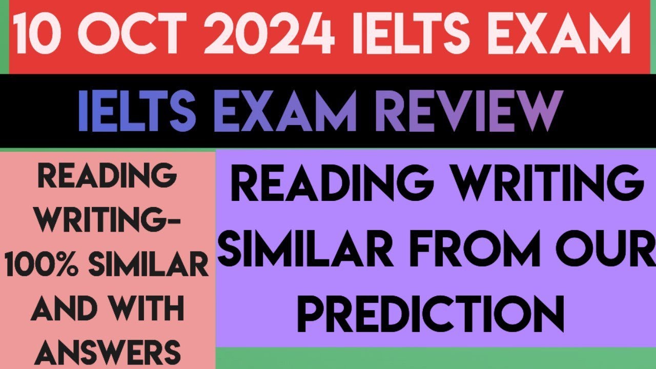 10 Oct Ielts Exam Review- Difficult & shocking Exam Question | Reading ...
