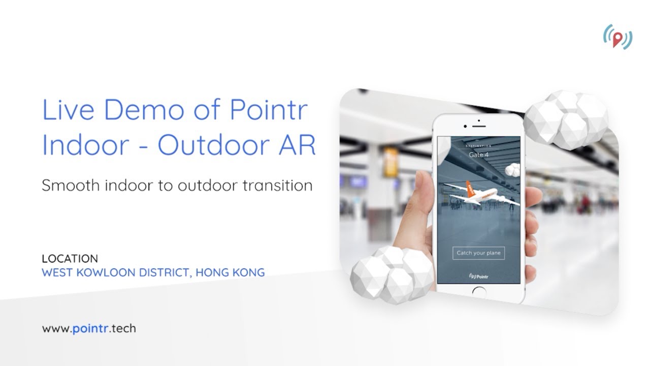 Live AR Demo of indoor - outdoor transition - YouTube